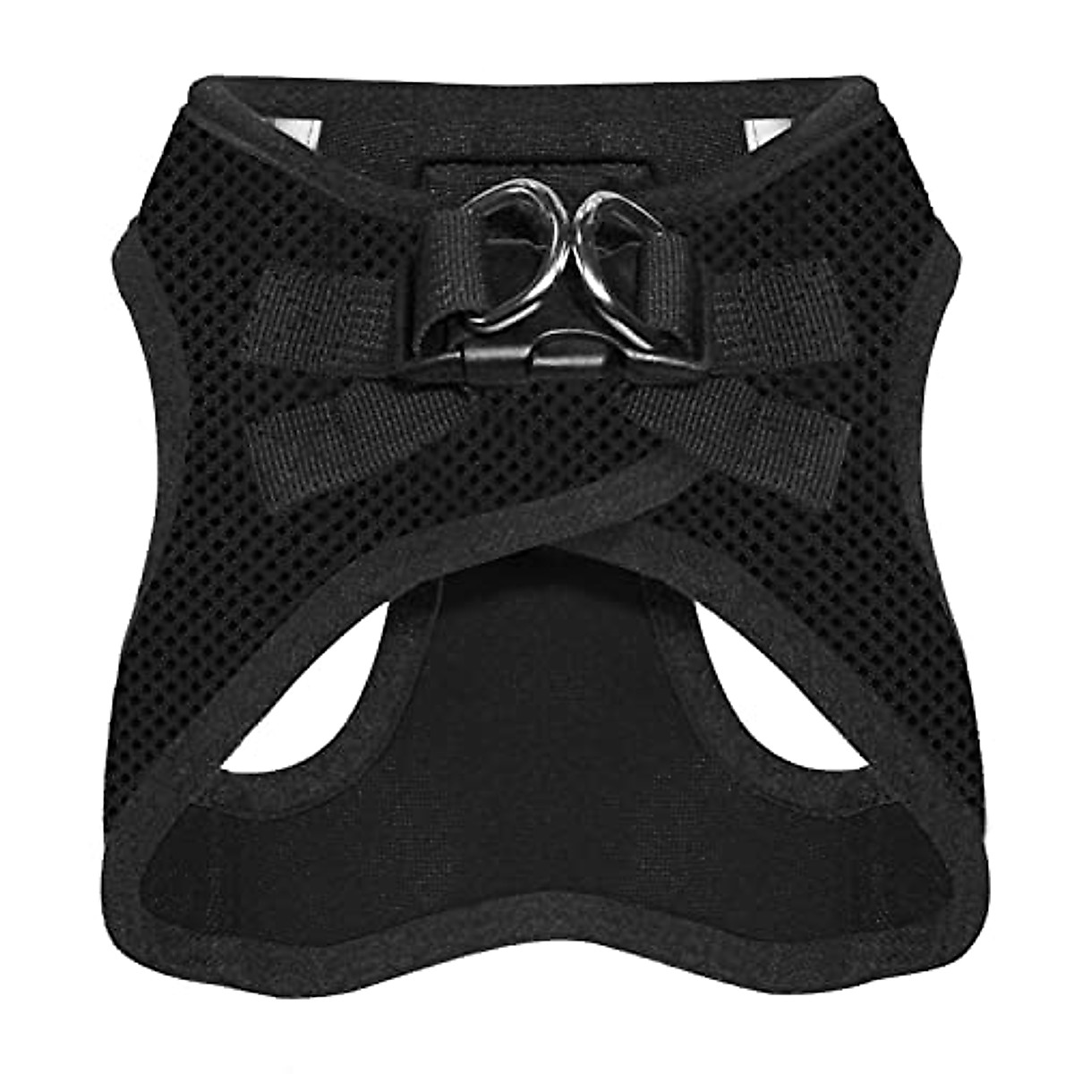 Voyager Step-in Air Dog Harness - All Weather Mesh Step in Vest Harness for Small and Medium Dogs by Best Pet Supplies - Harness (Black), Medium