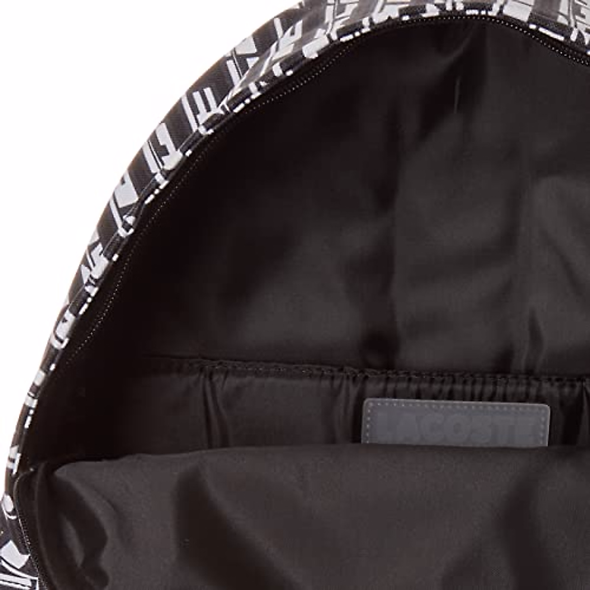 Lacoste Graphic All-Over-Printed Backpack, Mono Noir Blanc