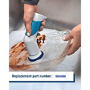 6PCS Scrub Pad Fit for Black & Decker PKS160 Power Scrubber, Power Scrubber Scrub Pad Replaces 90511586 Blue