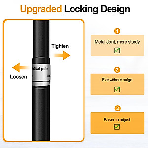 EMART Banner Stand, 8x8 ft Heavy Duty Adjustable Step and Repeat Backdrop Stand Kit for Photography, Trade Show, Photo Booth