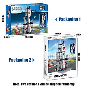 BRICK STORY Rocket Launch Center Space Explorer Building Kit Space Shuttle Adventure Building Sets for Kids 6-12 Years Old City Space Discovery Rocket Spaceship STEM Aerospace Toys (309PCS)