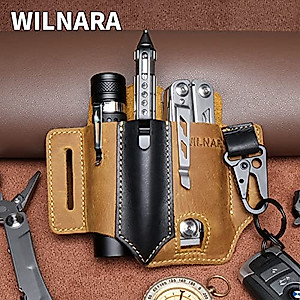 Multitool Belt Sheath, for Leatherman Multitool Sheath EDC Pocket Organizer with Belt Clip and Flashlight Sheath Multitool Pouch