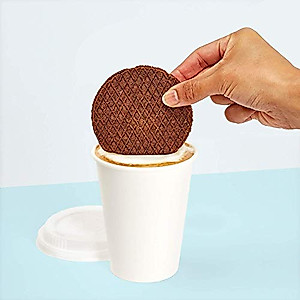 Rip Van Wafels Chocolate Brownie Stroopwafels - Healthy Snacks - Non GMO Snack - Keto Friendly - Office Snacks - Low Sugar (3g) - Low Calorie Snack - 1.16 Ounce (Pack of 12)