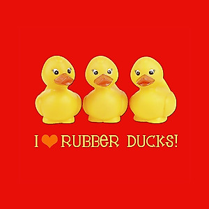 CafePress I Love Rubber Ducks Magnet 2.25" Round Magnet, Refrigerator Magnet