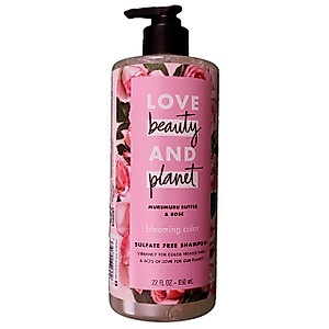 Love Beauty and Planet Shampoo Blooming Color Murumuru Butter & Rose, 22 FL OZ