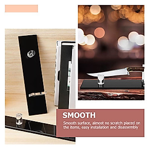 FOMIYES Acrylic Cutter Display Rack Single Knife Holder Transparent Cutter Storage Rack Cutter Displaying Stand for Home Shop Decor Acrylic Stands for Knife Display