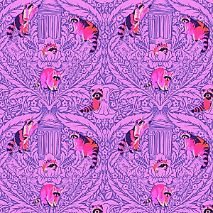 Tiny Beasts Fat Quarter Bundle (14 Pieces) by Tula Pink for Free Spirit 18 x 21 inches (45.72 cm x 53.34 cm) Fabric cuts DIY Quilt Fabric