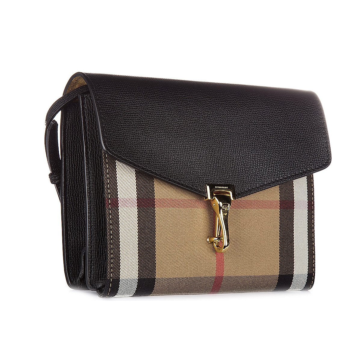 BURBERRY House Check Crossbody Bag 3980825, Black
