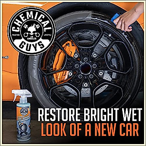 Chemical Guys Quickie Detail Bundle - Total Interior Cleaner & Protectant, Blazin' Banana Spray Wax and Tire Kicker Tire Shine (3 16 oz Bottles)