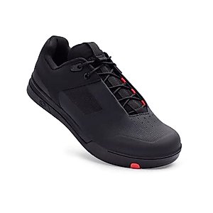Crankbrothers Unisex Mallet Lace MTB Shoes, Black & Red, 13 US Men