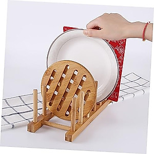 OKUMEYR Dish Rack Shelf Plate Rack Dish Rack Tea Cake Drain Rack Dish Racks Water Cup Drain Rack Kitchen Cabinet Organizer Cups Dish Rack Drain Dish Rack Dish Drain Rack Bowl Rack Wooden