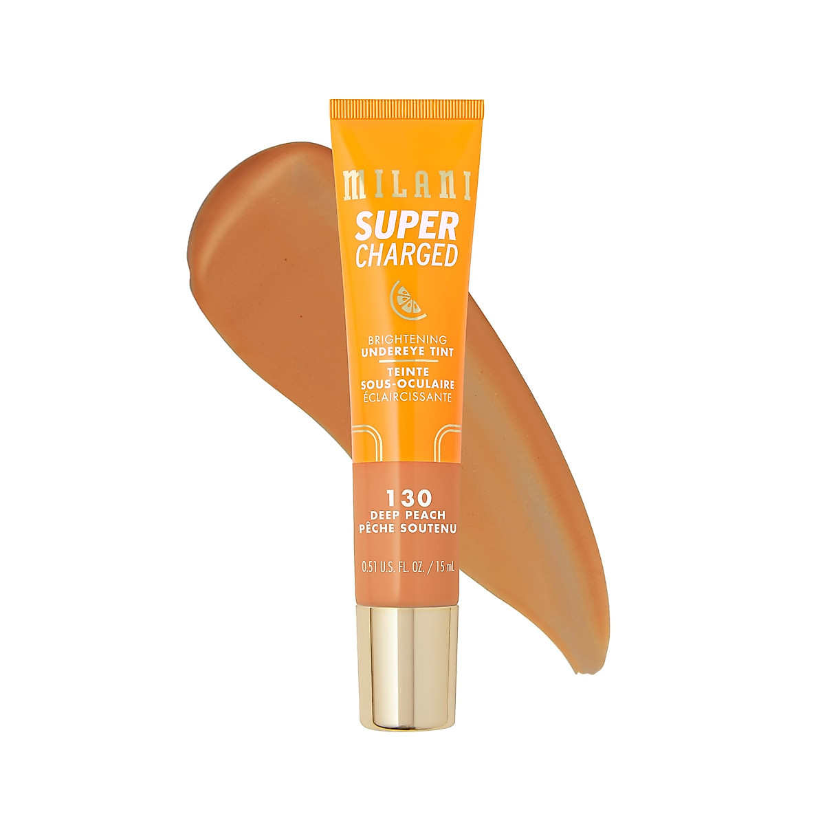 Milani Supercharged Brightening Undereye Tint 130 Deep Peach Skin Foundation Concealer