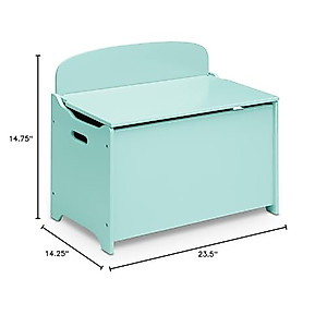 Delta Children MySize Deluxe Toy Box, Mint