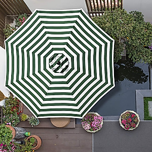 Yescom 10 Ft Patio Umbrella Replacement Canopy Market Table Top Sunshade Cover Beach