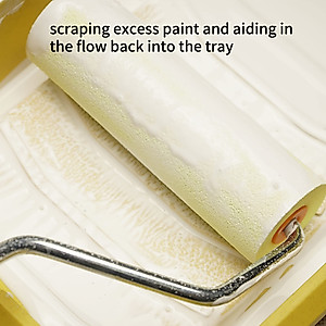 Voomey Paint Roller Tray,Plastic Paint Tray 4 inch,Paint Pans Trays,Small Paint Tray, 5pack,for Painters, Home Wall Painting, DIY Painting Projects, etc.