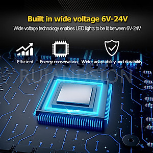 Ruiandsion Upgrade LED Flashlight Bulb P13.5S 6-24V LED Bulb 6V 9V 12V 18V 19.2V Replacement for Ryobi Milwaukee DEWALT Lamp Torch Lantern Work Light Maglit Bulbs, Non-Polarity (Pack of 2)