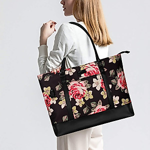 Laptop Tote Bag,15.6inch Laptop Purse Work Bag for Women Teacher Tote Bag