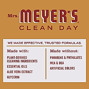 MRS. MEYER'S CLEAN DAY Liquid Dish Soap, Biodegradable Formula, Limited Edition Apple Cider, 16 fl. oz