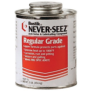 BOSTIK Regular Copper Grade Anti-Seize Brush Top - MFR : NSBT-16 Container Size: 1 lbs