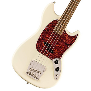 Squier Classic Vibe 60s Mustang Bass, Olympic White, Laurel Fingerboard