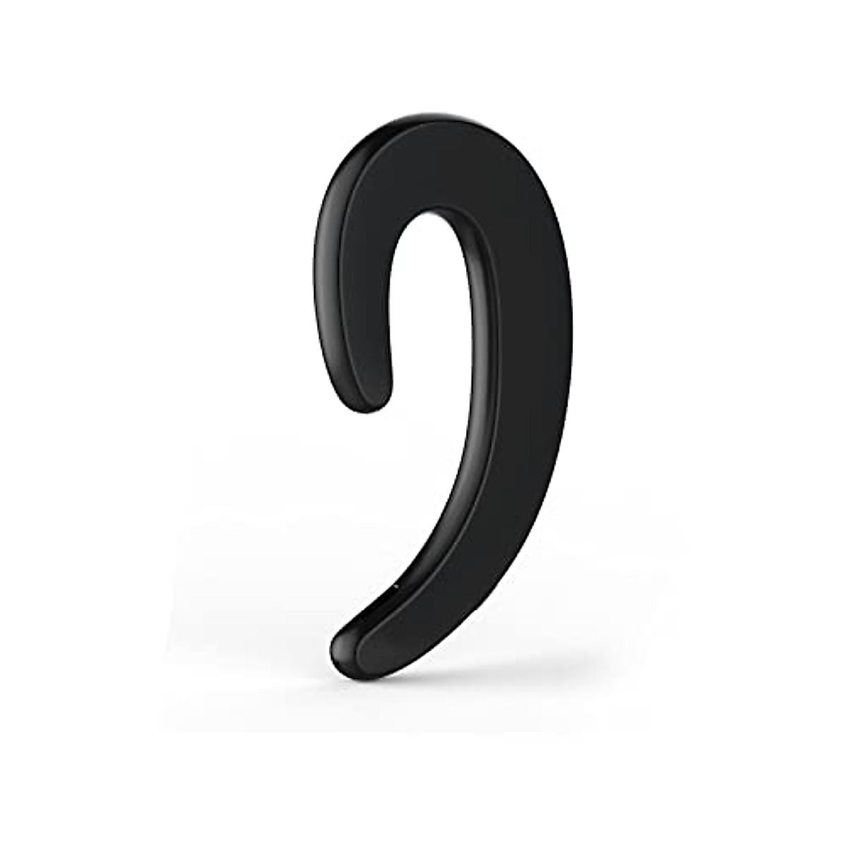 Open Air Ear Bone Conduction Headphones Wireless Single Earbud with Earhooks Bone Conducting Earphones Gym Sport Running Workout Ear Bud Comfortable Bluetooth Earpiece for Small Ear Canals Black