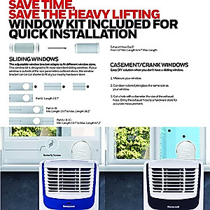 Honeywell Portable Air Conditioner 9,100 BTU (ASHRAE)/6,100 BTU (SACC) - White/Black