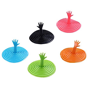 Sink Drain Stopper - Silicone Tub Stopper | Bathtub Drain Stopper | Anti-Clogging Kitchen Sink Stopper | Palm Sink Water Stopper Floor Drain Drain Plug for Kitchen Bathroom Laundry