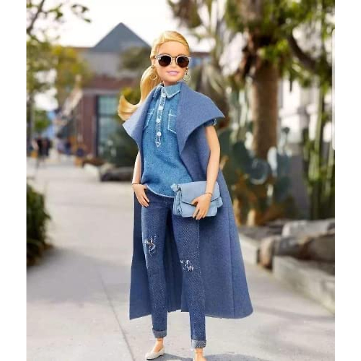 Fashion Dolls Girl Boy 12.5" Fashionistas, 4 Outfits to Mix & Match Accessories Delicate DIY Toys Ages 3-13. Multicolor