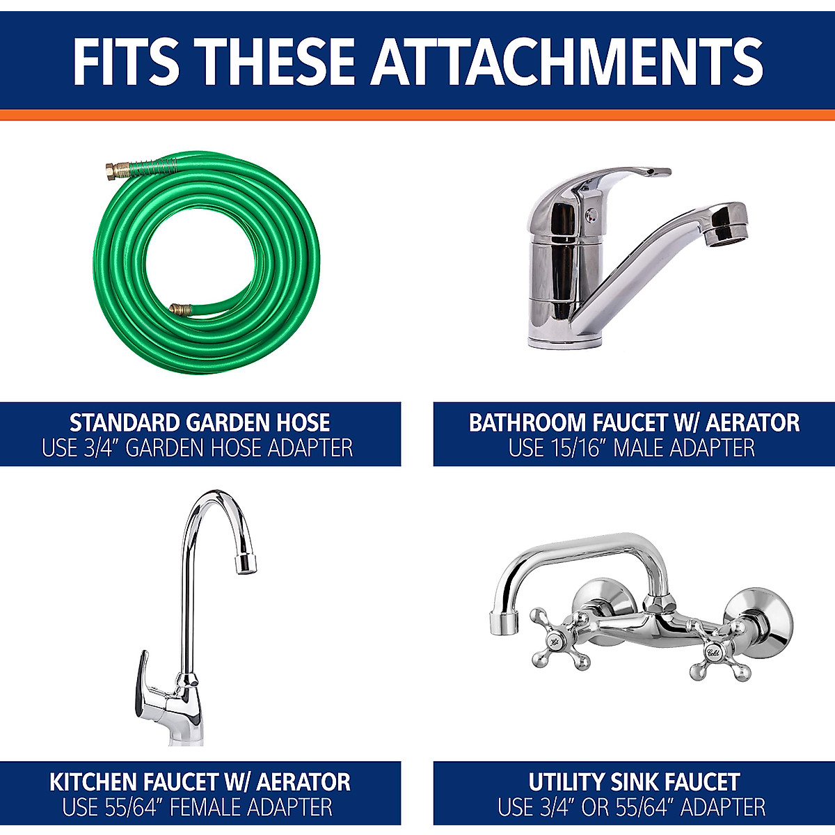 Aqueon Aquarium Fish Tank Water Changer With 50 Foot Hose