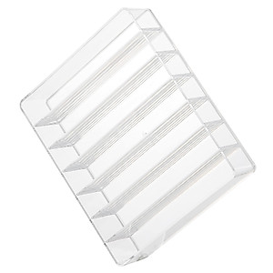 Clear Makeup Organizer, Ocira 7-Compartment Eyeshadow Palette Organizer BPA-Free Plastic For Countertop Vanity & Drawer