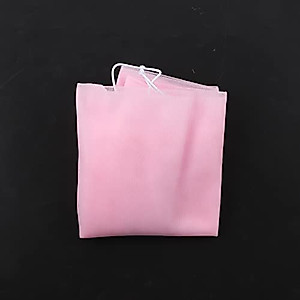 EVTSCAN Birdcage Nylon Mesh Net Adjustable Dustproof Seed Catcher Guard Net Cover for Parrots Parakeet Macaw Cage(Pink)