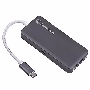 SilverStone Technology USB 3.1 Type C Hub to HDMI and 3 USB 3.1 Type A Ports Ep14