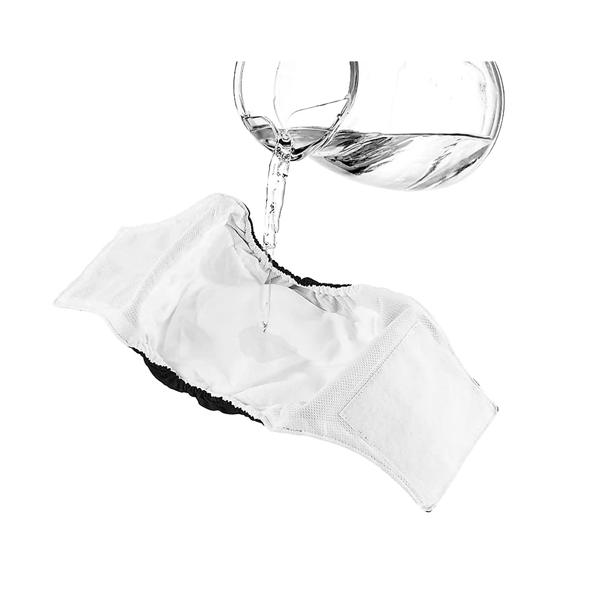 Pet Parents Premium Washable Dog Belly Bands & Extendrs, (3pack) of Male Dog Diapers, Male Dog Wraps, High Absorbing Belly Band for Male Dogs, Color: Black, Size: Extra Large Dog Belly Band