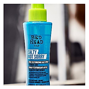 TIGI Bed Head Salty Not Sorry texturizing Salt Spray for Natural Undone Hairstyles 3.38 fl oz