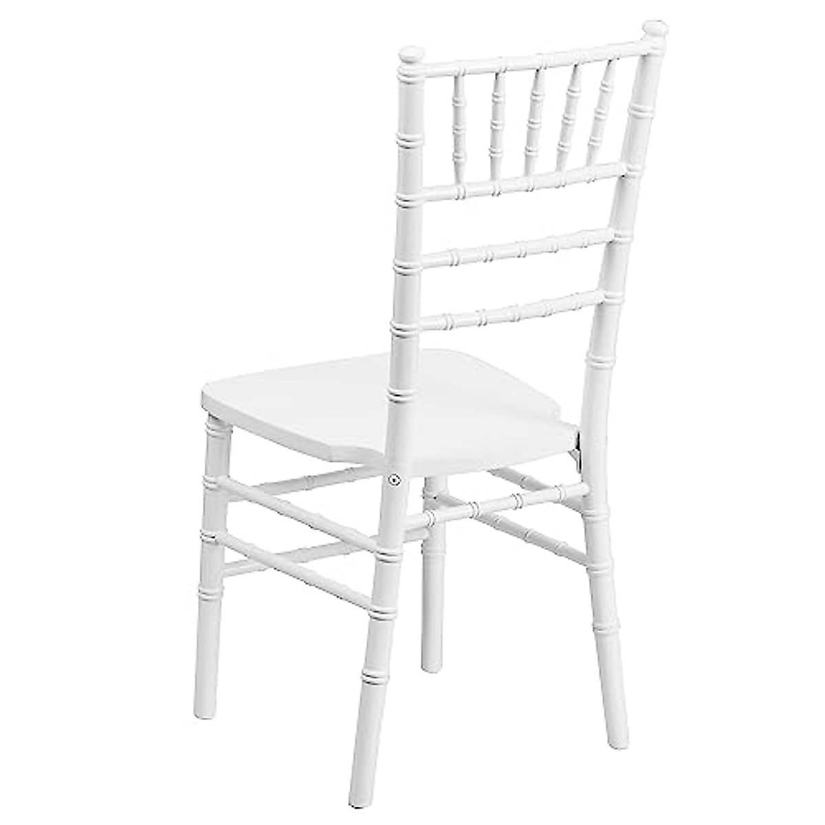 Flash Furniture HERCULES Series White Wood Chiavari Chair