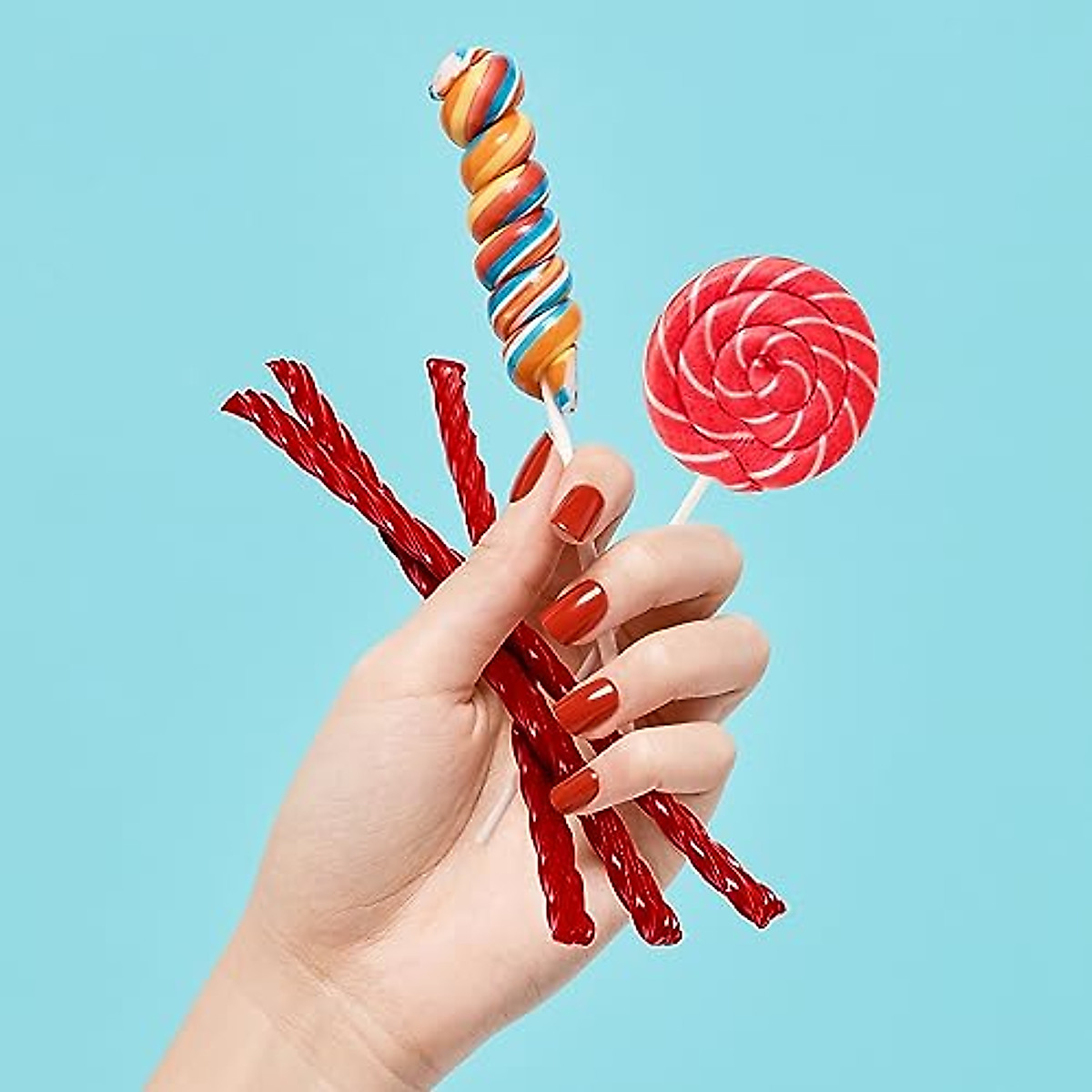 KISS imPRESS Color Polish-Free Solid Color Press-On Nails, PureFit Technology, Short Length, 'Reddy or Not', Includes Prep Pad, Mini Nail File, Cuticle Stick and 30 Fake Nails