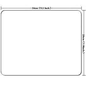 Smooffly Polka Dot Mouse Pad, Polka Dot Print, Dot Pattern, Gift for Her, Cute Mouse Pad, Cute Desk Accessories, Office Decor, Desk Decor, Mouse Pads