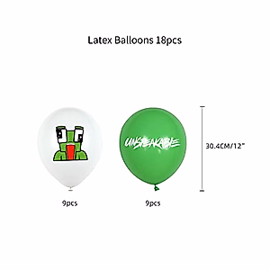Unspeak-able Birthday Party Supplies Unspeak-able Party Decoration Set Includes Banners, Latex Balloons & Stickers, Kids & Adults Birthday Party Supplies