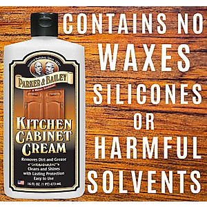 Parker and Bailey Kitchen Cabinet Cream-Wood Cleaner-Grease Remover 16 oz (1)