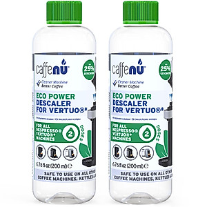 Descaling Solution for Nespresso Vertuo Machines. 2 bottles. 4 Uses