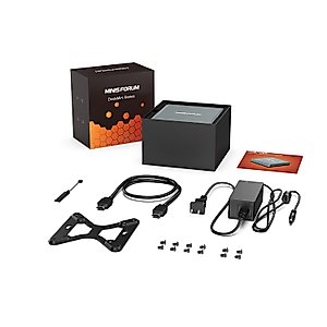MINISFORUM DeskMini UM350 Mini PC AMD Ryzen 5 3550H DDR4 16GB RAM + 512GB NVMe SSD Desktop Computer, HDMI/DP/USB-C 4K@60Hz Triple Screen Support, 2.5G LAN, Radeon Vega 8 Graphics Mini Computer