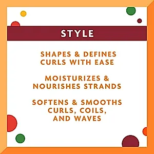 Cantu Care for Kids Paraben & Sulfate-free Curling Cream with Shea Butter, 8 oz (Pack of 3)