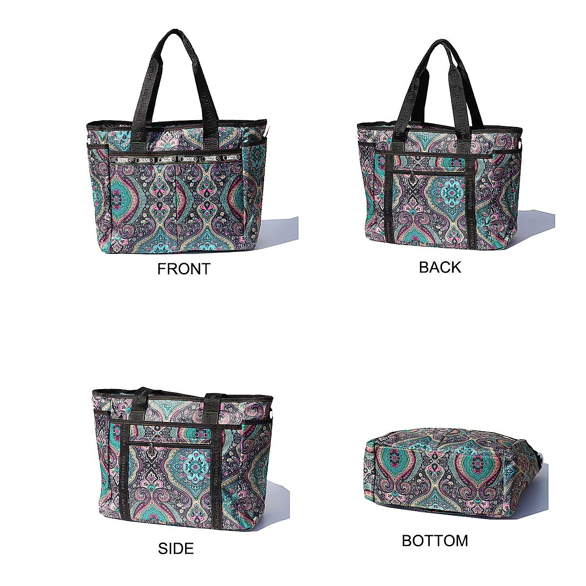 Women Weekender Overnight Travel Shoulder Bag Overnight Carry-on Duffel Gym Tote Luggage