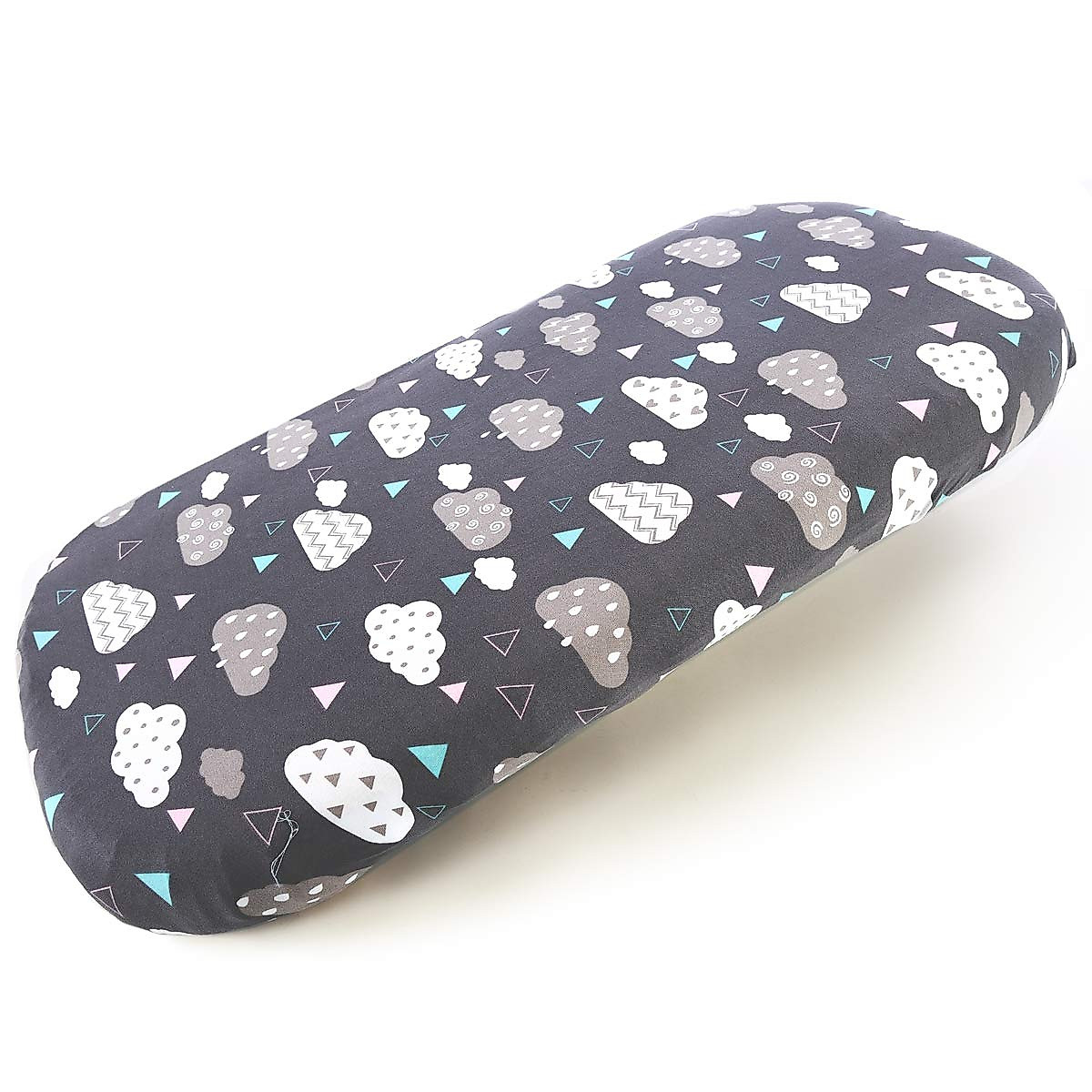 COSMOPLUS Bassinet Sheet Set 2 Pack Stretch Fitted Cradle Fitted Sheets for Bassinet Pads/Mattress, for Boys Girls,Unisex,Ultra Soft,Whale/Cloud