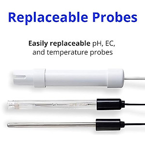 Bluelab CONTPRO Pro Controller for Fully Automated 24/7 Digital Monitor, Dosing, and Data Logging of Hydroponics Reservoir (Base Only, No Pump), includes pH, EC, and temperature probe