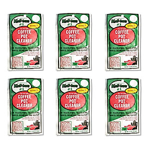 Frebento C. G. Whitlock's Kaf-tan KT-1 Coffee Pot and Tea Pot Cleaner 6 Pieces