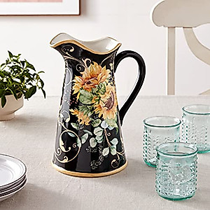 Certified International Sunflower Fields 96 oz. Pitcher, Multi Colored