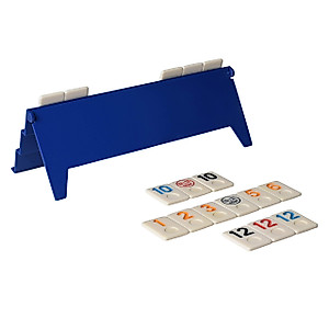 Point Games, Classic Rummy Cube Game, with Full-Size Three Tier Exclusive Folding Playing Racks, 2-4 Players, Great Gift