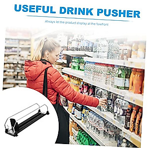 Garneck Propeller Beverage Organizer for Fridge Tool Tray Organizer Magnetic Shelf for Refrigerator Drink Holder Self Pushing Drink Organizer Fridge Drink Organizer Pusher Drink Propeller