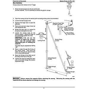 Carefree HD Stabilizer Awning Support Pole Kit - R019399-002